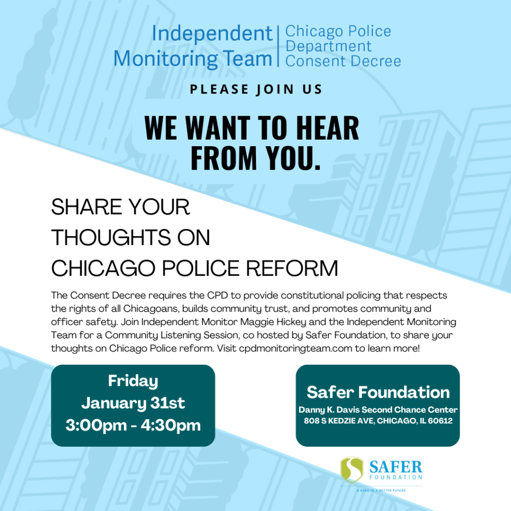 Community Engagement – CPD Monitoring Team